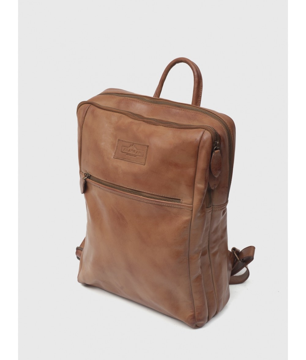 Nomad Brown Leather Laptop Backpack | Alaskan Leather Company